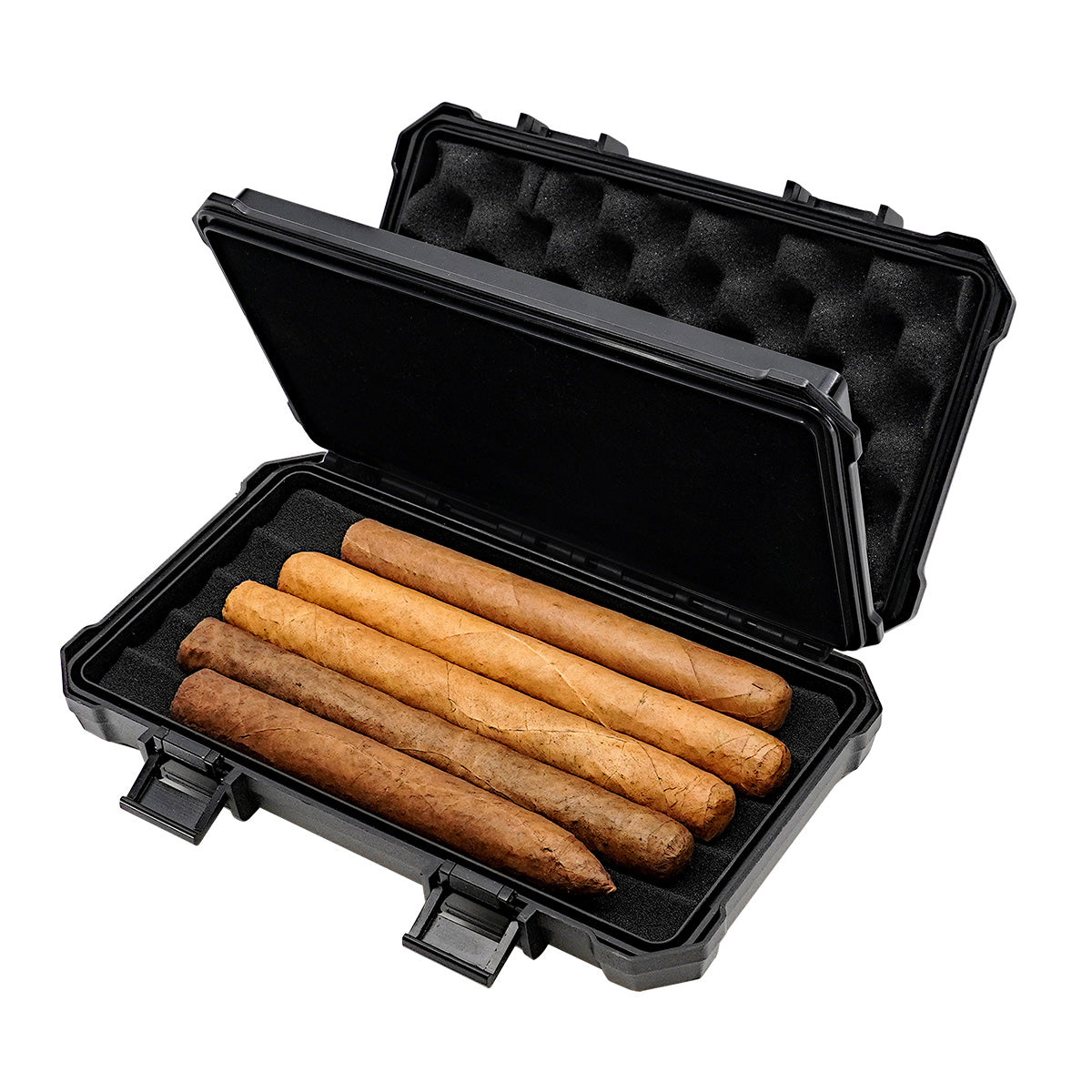 Humidor Vector Hard Case Green Black HC-200 Para 5 Puros – LIEB Tobacco ...